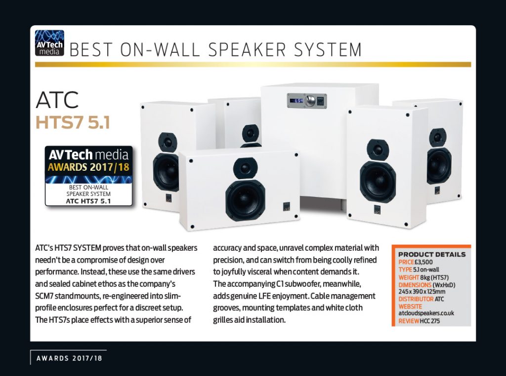 2017 - ATC Loudspeakers